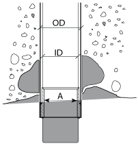 DTH casing advancement systems
