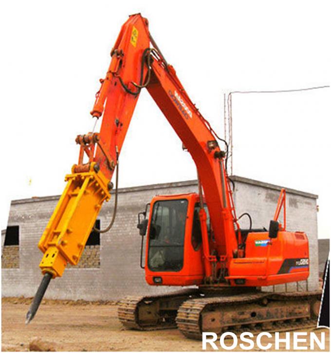 Excavator Breaker Efficient Division Drilling Rig Machine For Rock ...