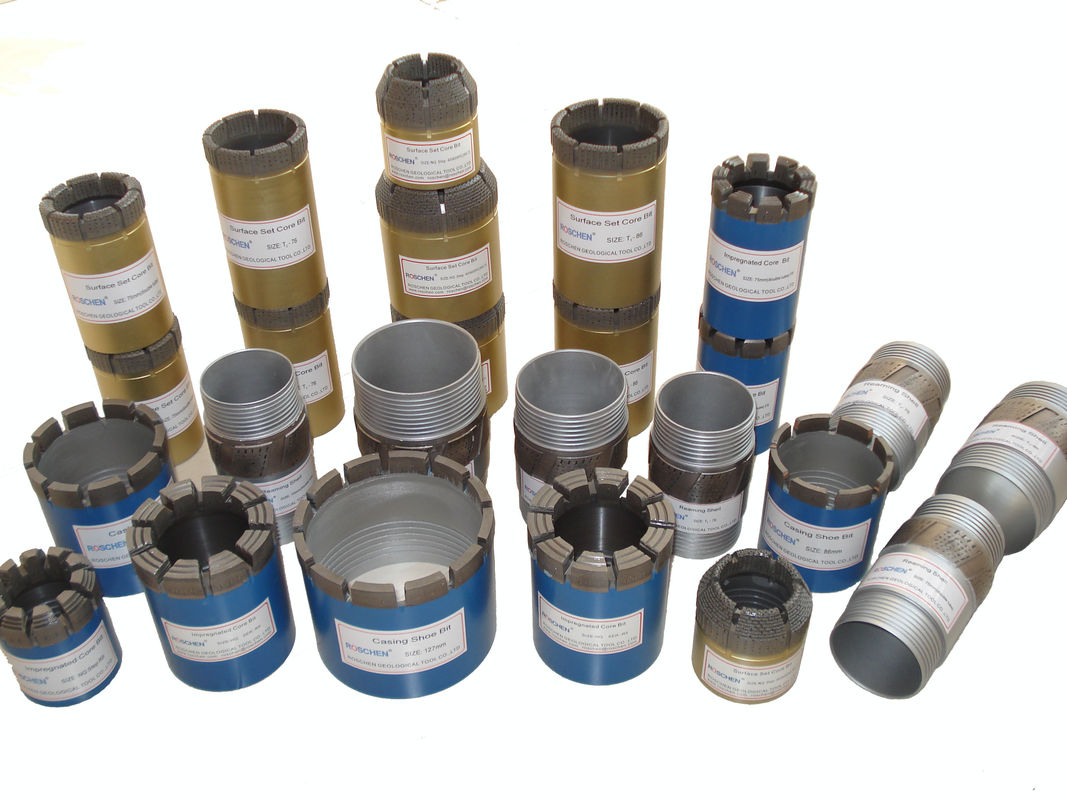 Matrix 9 Grade HQ HQ3 HWL Impregnated Diamond Core Bits For Cut Quartz