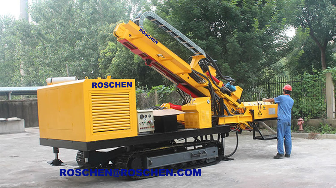 RSDX-4 Hydraulic Crawler-Mounted Drilling Rig Machine , Anchor Drilling Rig RSDX-4 Hydraulic Crawler-Mounted Drilling Rig Machine , Anchor Drilling Rig
