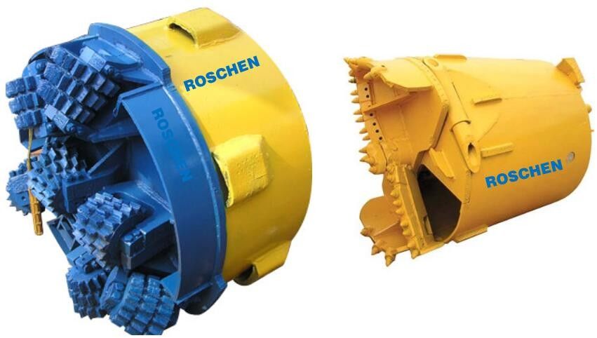 Roller Bits Core Rock Drilling Bucket Pile Tool Drilling Bucket Long ...