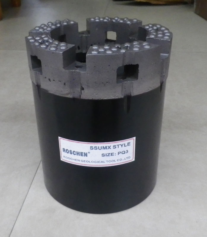 Gold Mining Diamond Core Drill Bits NQ HQ PQ For Diamond Core Drilling