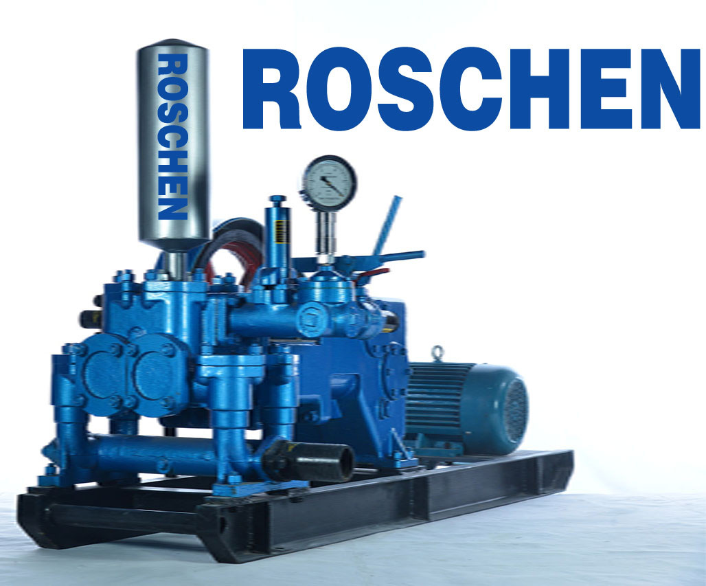 Blue Horizontal Three Cylinder Mud Pumps For Drilling Rigs RS-120-2