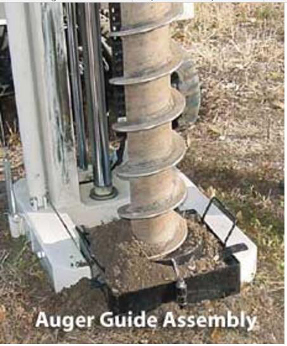Hollow Stem Augers Systems Difficult soil Auger Drilling 2.25 inch with ...