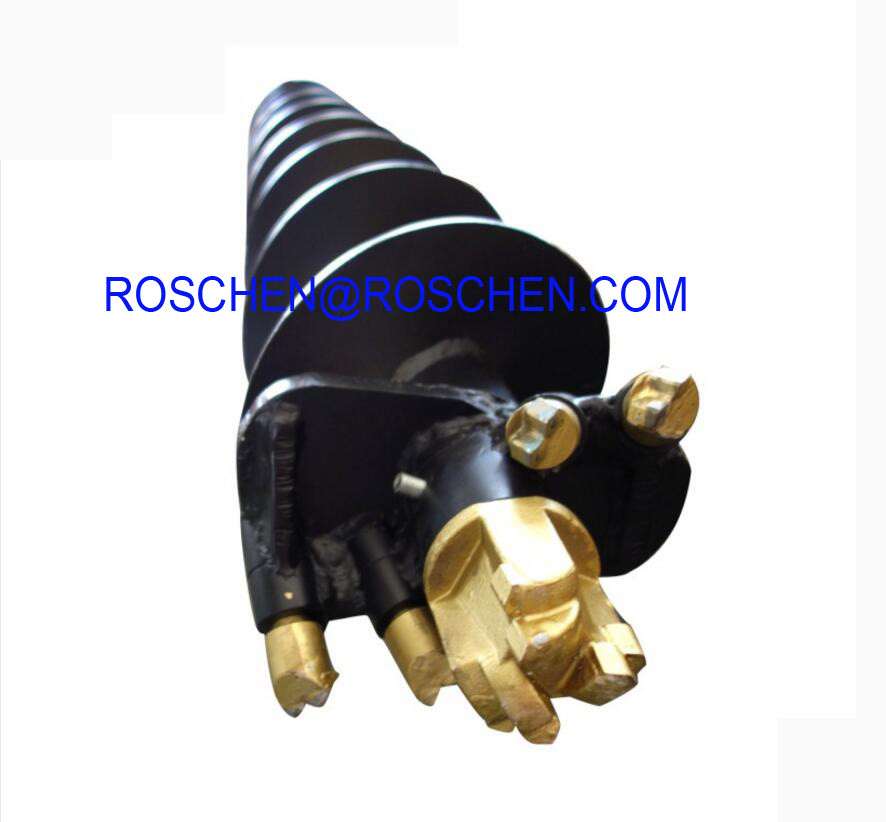 Hollow Stem Auger Drilling Used To Groundwater Monitoring Wells