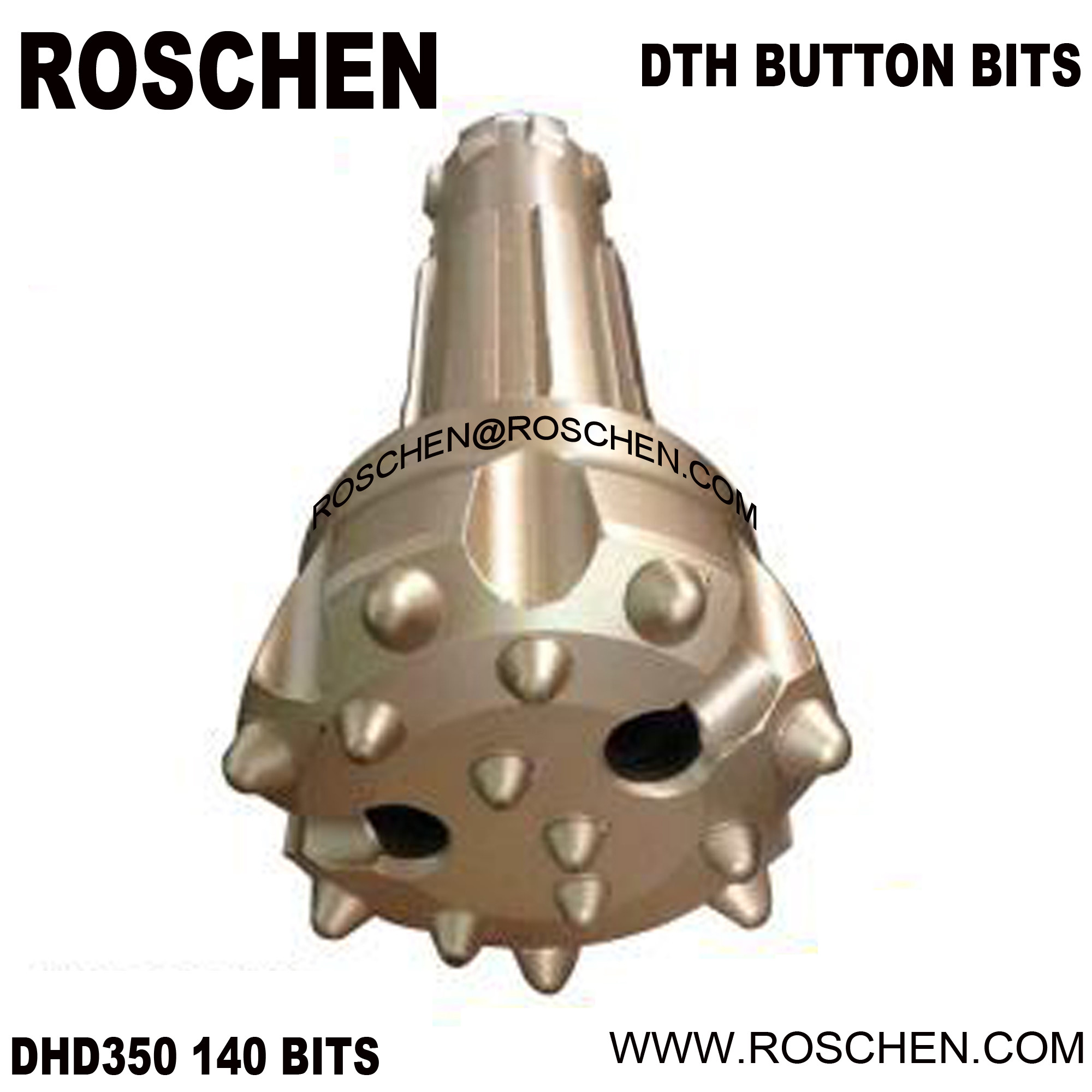 Carbon Steel Down The Hole Drilling , DTH Drill Rock Button Bit for ...