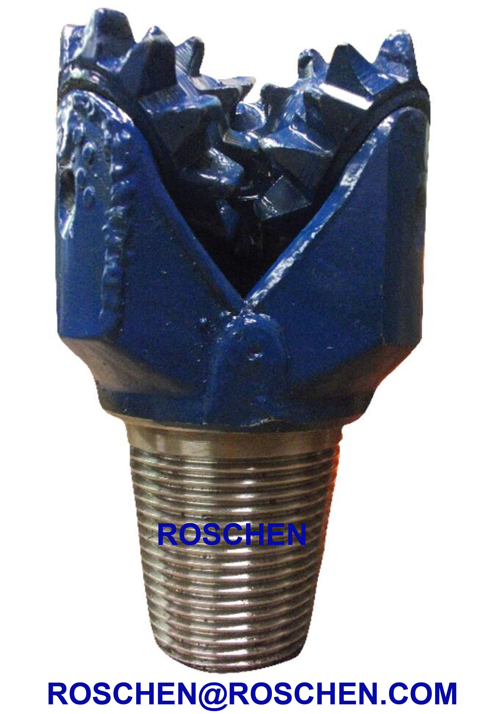 Three Cone Chisel 104.8mm Tricone Drill Bit / Tricone Rock Bit For Very ...