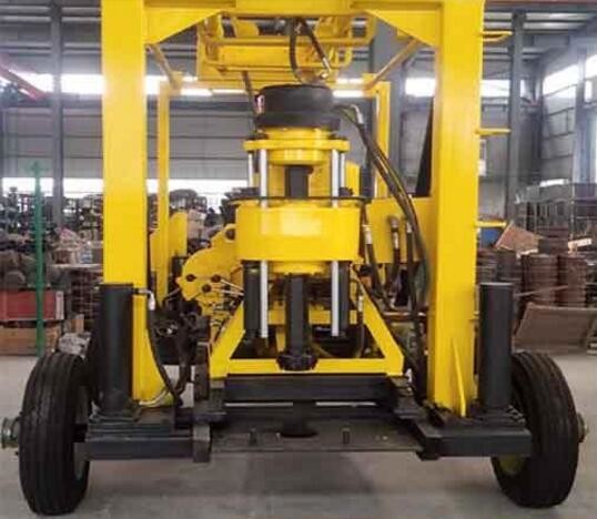 Drilling Rig Machine Used Hollow Stem Auger For Soil Sampling And ...