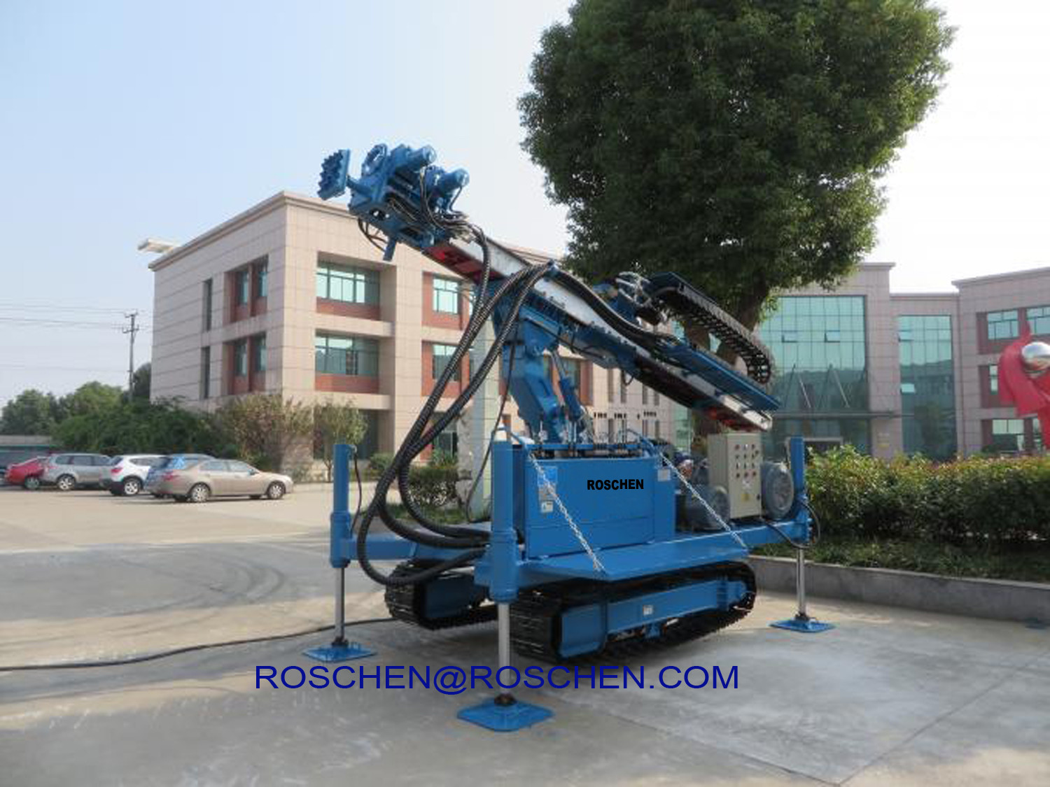 Anchor Drilling Rigs DTH Hammer Rock Drilling Rig Machine Blast Hole ...