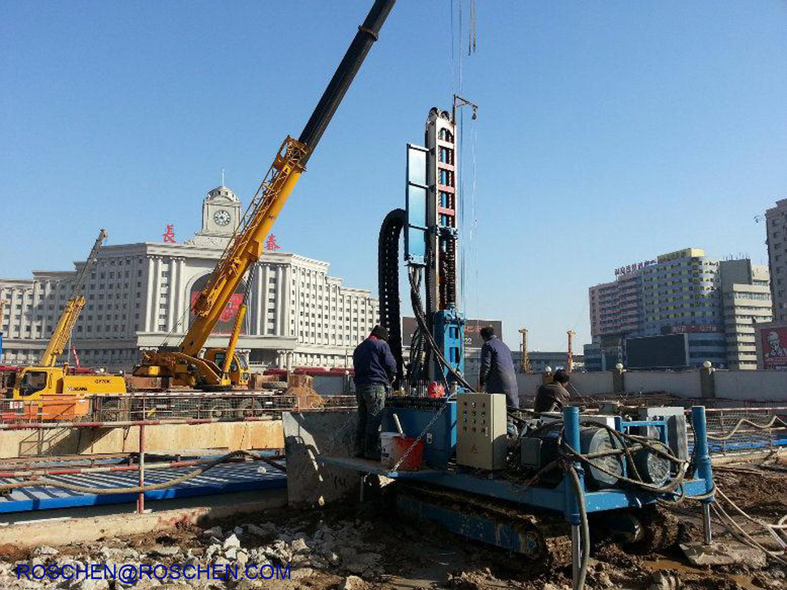 Anchor Drilling Rig Machine For Horizontal And Vertical Drilling 200 Mm ...