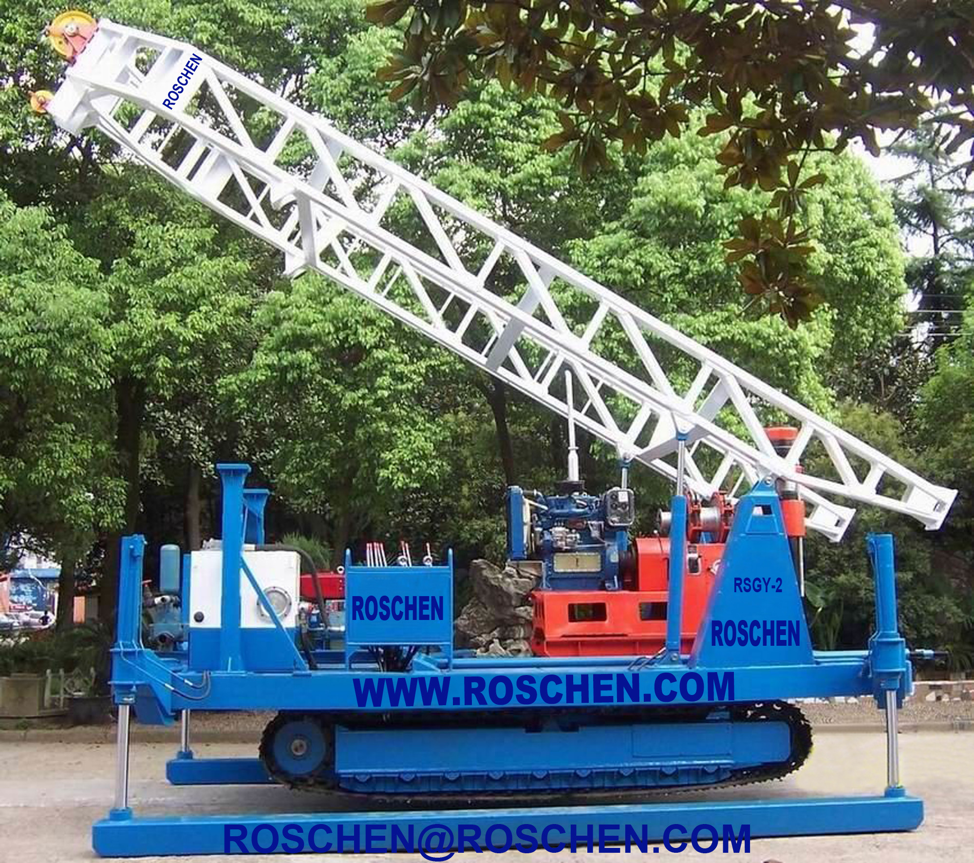 Hydraulic Crawler Mounted Drilling Rig For Horizontal And Vertical ...