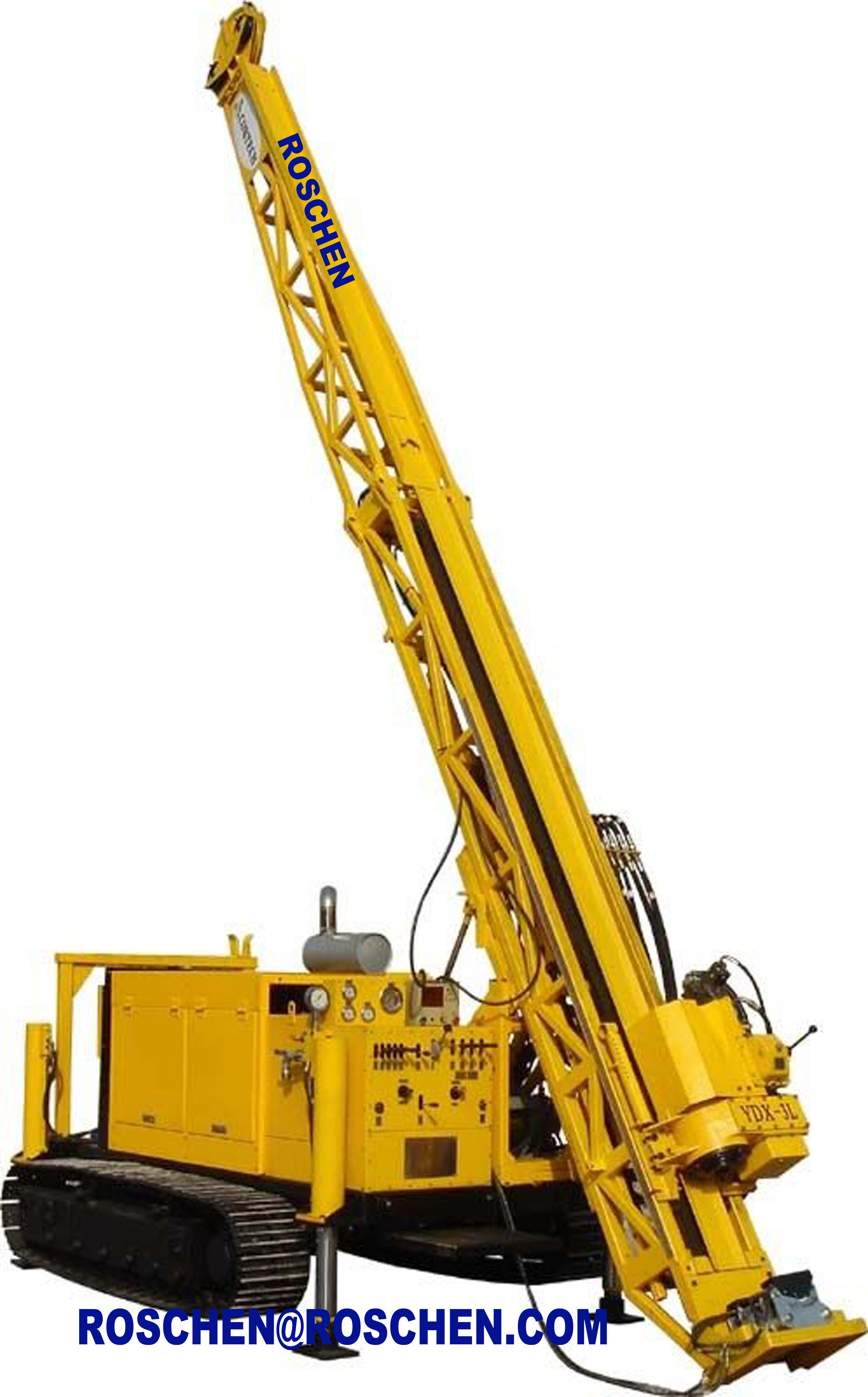 RSDX-4 Hydraulic Crawler-Mounted Drilling Rig Machine , Anchor Drilling Rig