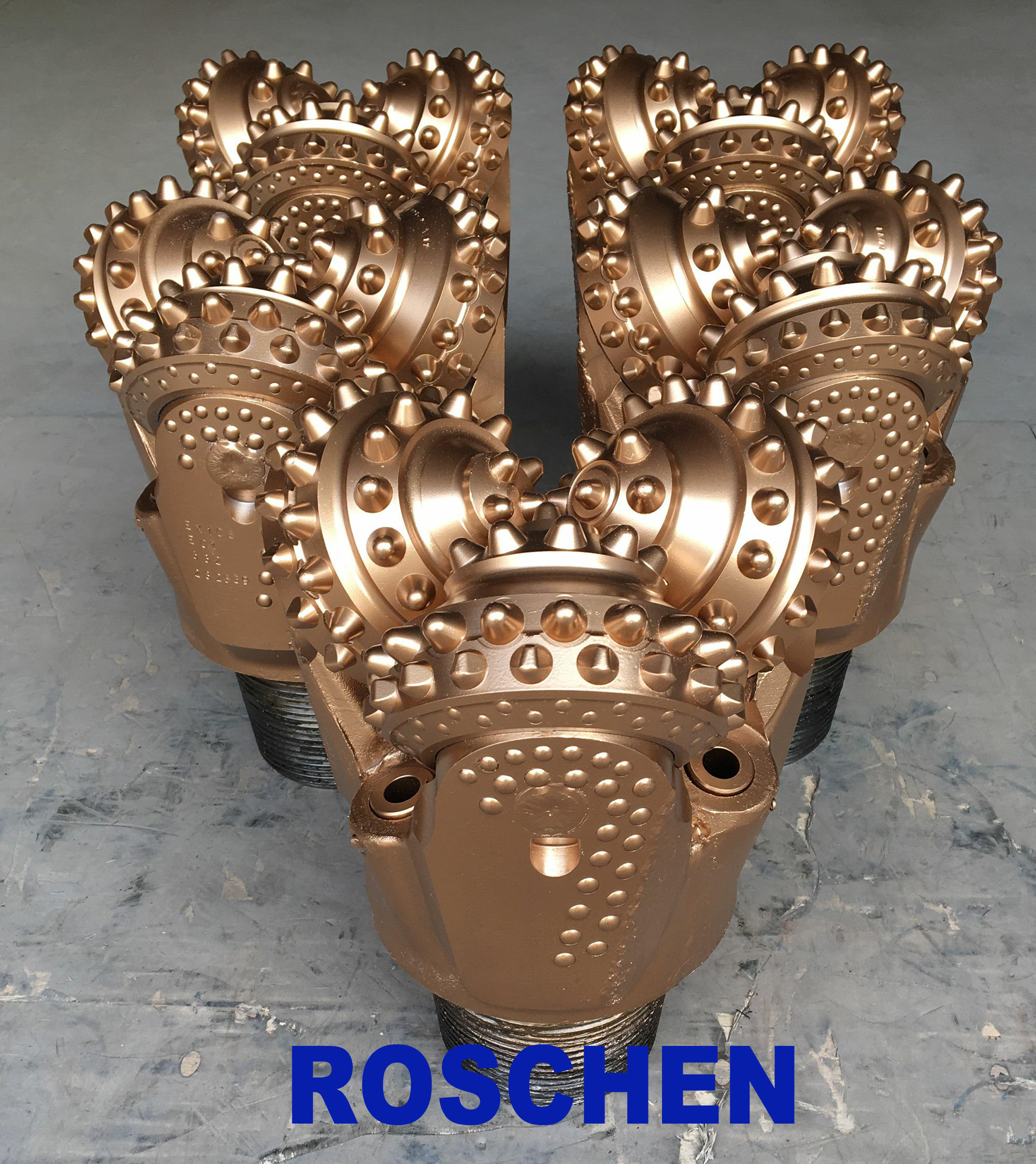 8 1/2" Tricone Rock Roller Bits , TCI Tricone Drilling Bit Oil Well ...