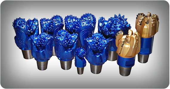 IADC 127 Milled Tooth Drill Bit / Tricone Rock Roller Bit Rubber Sealing