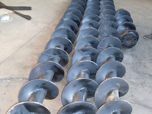 Hollow Stem Flight Augers Piles 20 Inch For Install Casted Piles With ...