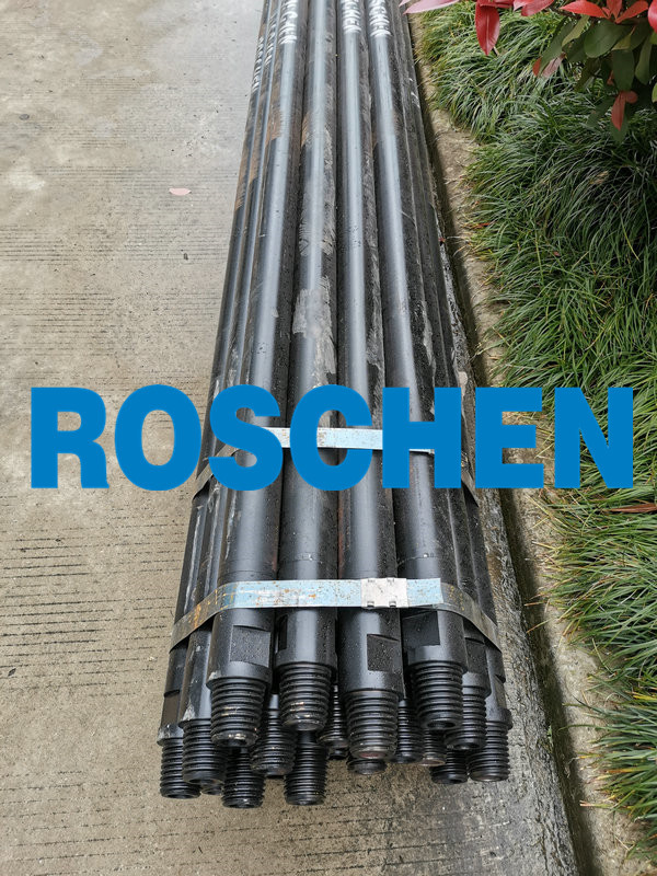DTH Drill Rods Head 60 70 76mm Mining Drill Rod For Rotary Drilling