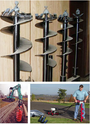 High Efficient Steel Earth Auger Drill Bit Hollow Stem Auger Drilling ...