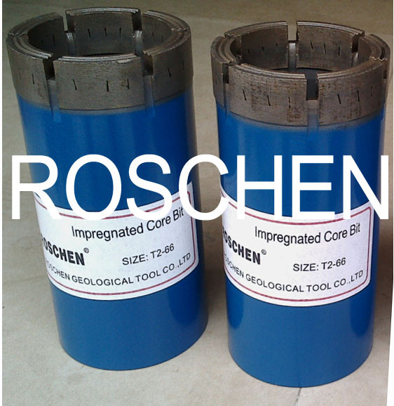 Impregnated Casing Concrete Core Drill Bit / BW NW HW Diamond Casing ...