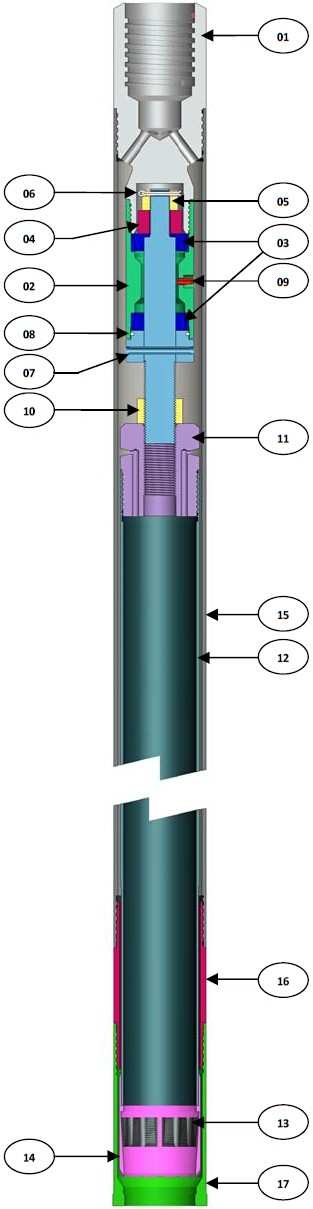T6 Double Tube Core Barrel For Exploration Diamond Coring Samples