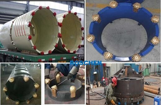 Roller Bits Core Rock Drilling Bucket Pile Tool Drilling Bucket Long ...