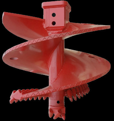Hollow Stem Cutter Head Hollow Stem Flight Augers CFA System For Piling