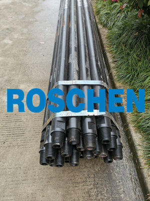 DTH Drill Rods Head 60 70 76mm Mining Drill Rod For Rotary Drilling