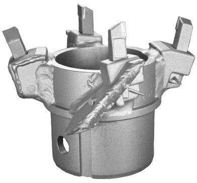 High Efficient Steel Earth Auger Drill Bit Hollow Stem Auger Drilling ...