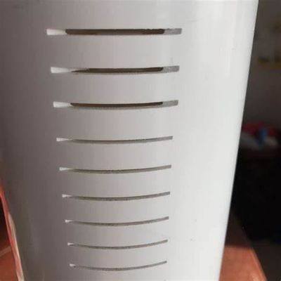 PVC Slotted Screens Casing Pipe / Water Filter Tubes