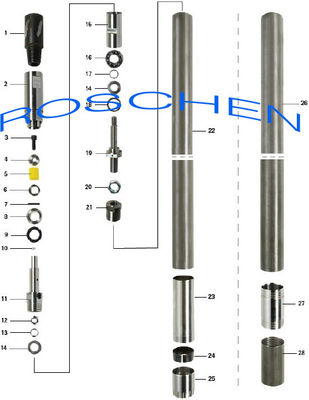 Double Tube Core Barrel for Geotechnical Drilling Equipment