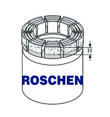 HX NX BX Diamond Core Drill Bits For Double Tube Core Barrel ...