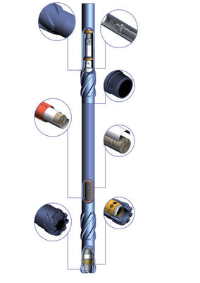 Triple Tube Core Barrel for Oil Deep hole Conventional Coring sample ...