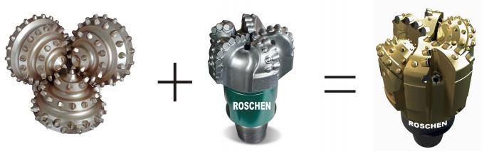 9 7/8 Inch Kymera Hybrid Drill Tricone Drill Bit , Bake Hughes Milled ...