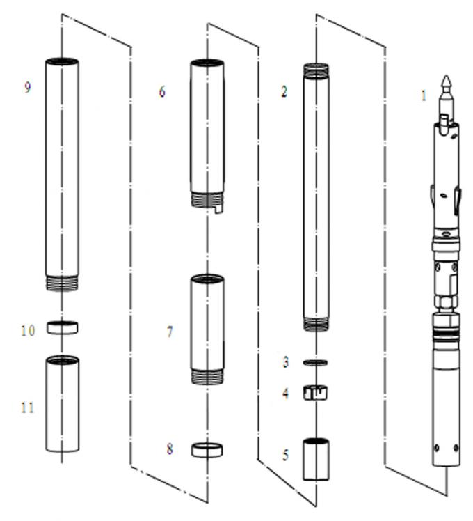 Bq Nq Hq Pq Wireline Drilling Core Barrel For Mineral Exploration Core Drilling